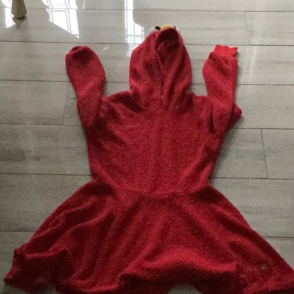 Sesame Street | Dresses | Red Elmo Hooded Dress | Poshmark